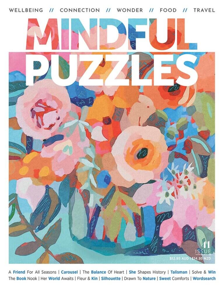 Mindful Puzzles Issue 41 – Her World Awaits | Mindful Puzzles